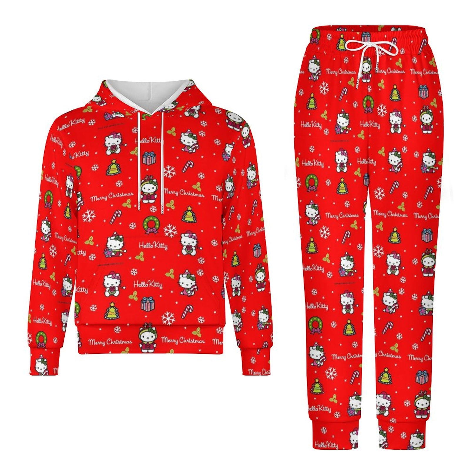Boy's Tracksuit Hello Kitty Pullover Hoodie Kids Jogging Sportwear ...