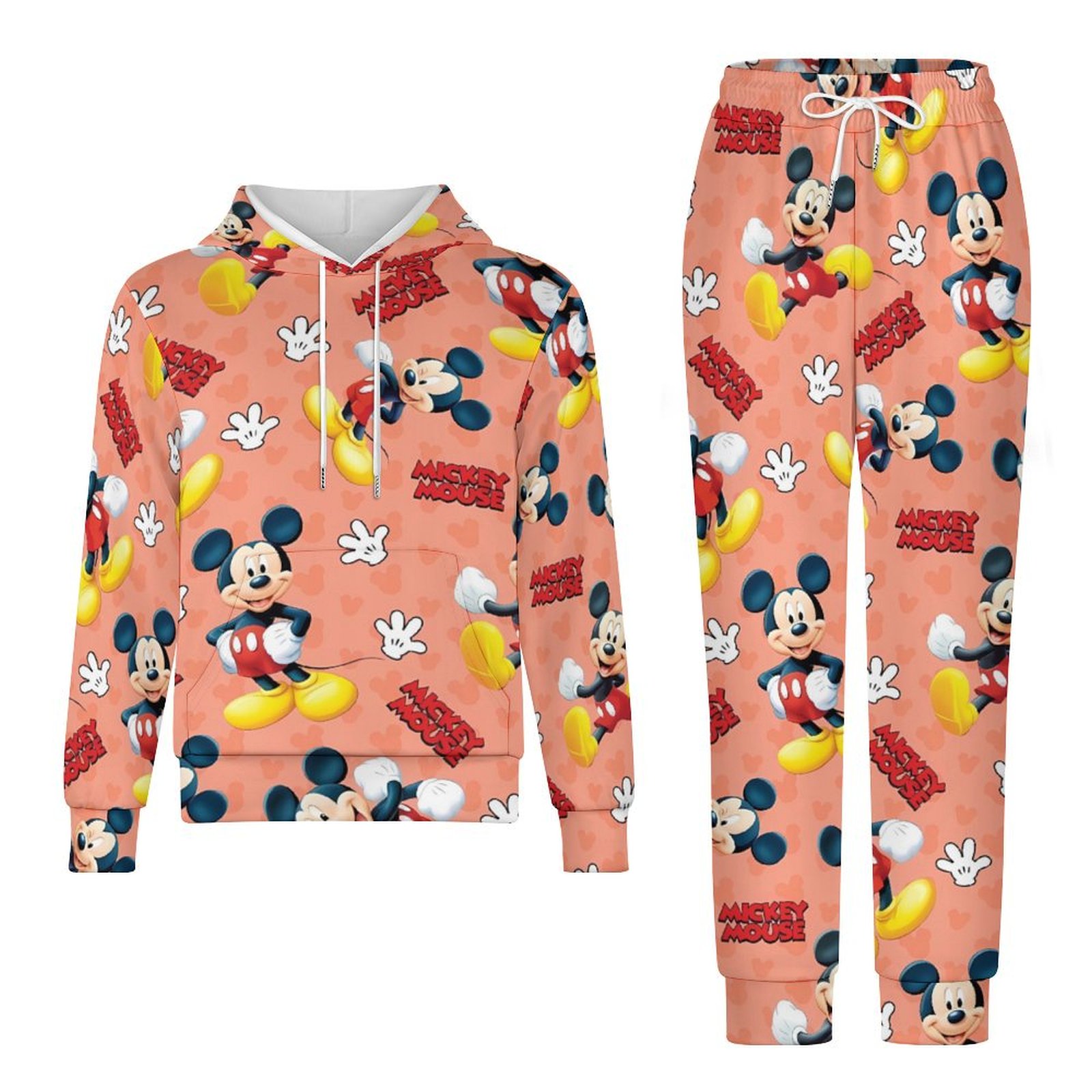 Boy's Tracksuit Mic-key Mouse Pullover Hoodie Kids Jogging Sportwear ...