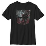 Boy's Transformers Autobot Rusted Logo Graphic Tee Black X Large ...