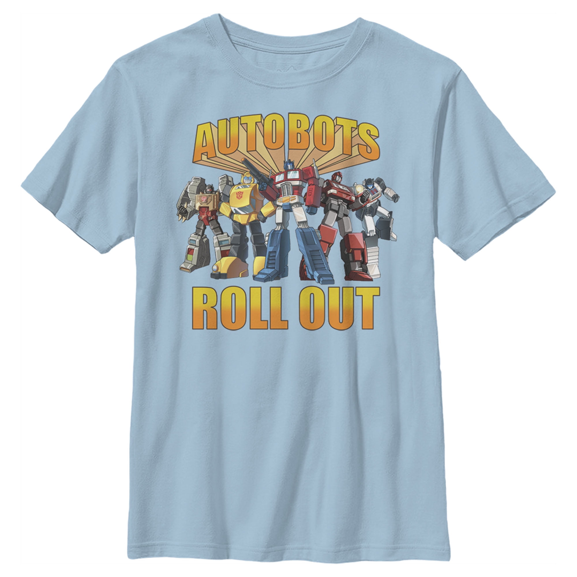 Transformers Boys' Autobots Bumblebee & Optimus Prime Graphic Tee, Kids ...