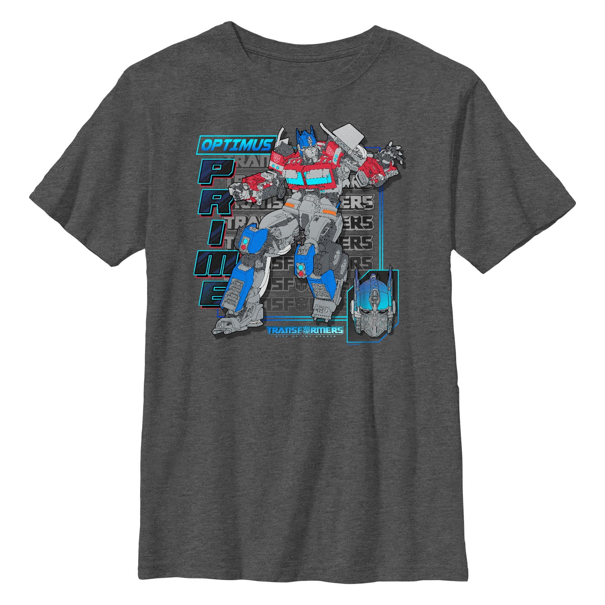 Boy's Transformers: Rise of the Beasts Optimus Prime Stack Logo Graphic ...