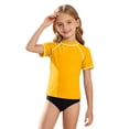 Boy's UPF 50 Rash Guard Swim Shirts Short Sleeve Sun Protection SPF ...