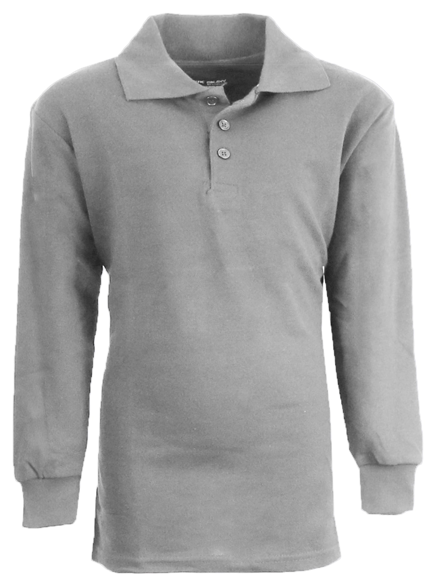 Boy's Uniform Long Sleeve Polo Shirts - Walmart.com