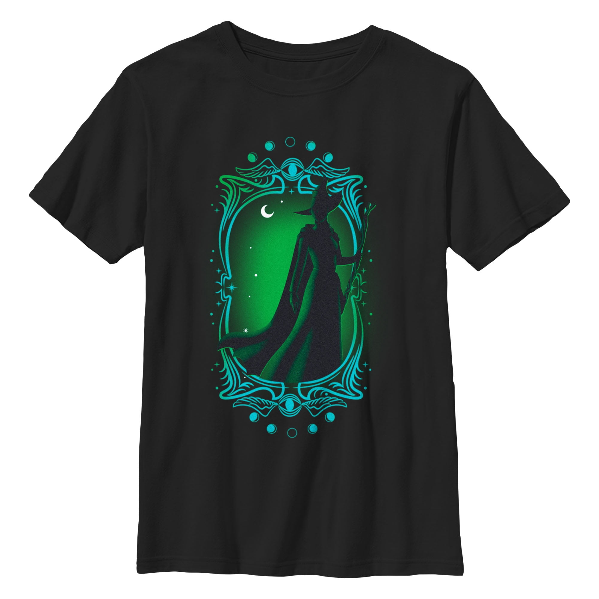 Boy's Wicked Elphaba Silhouette Frame Graphic T-Shirt - Walmart.com