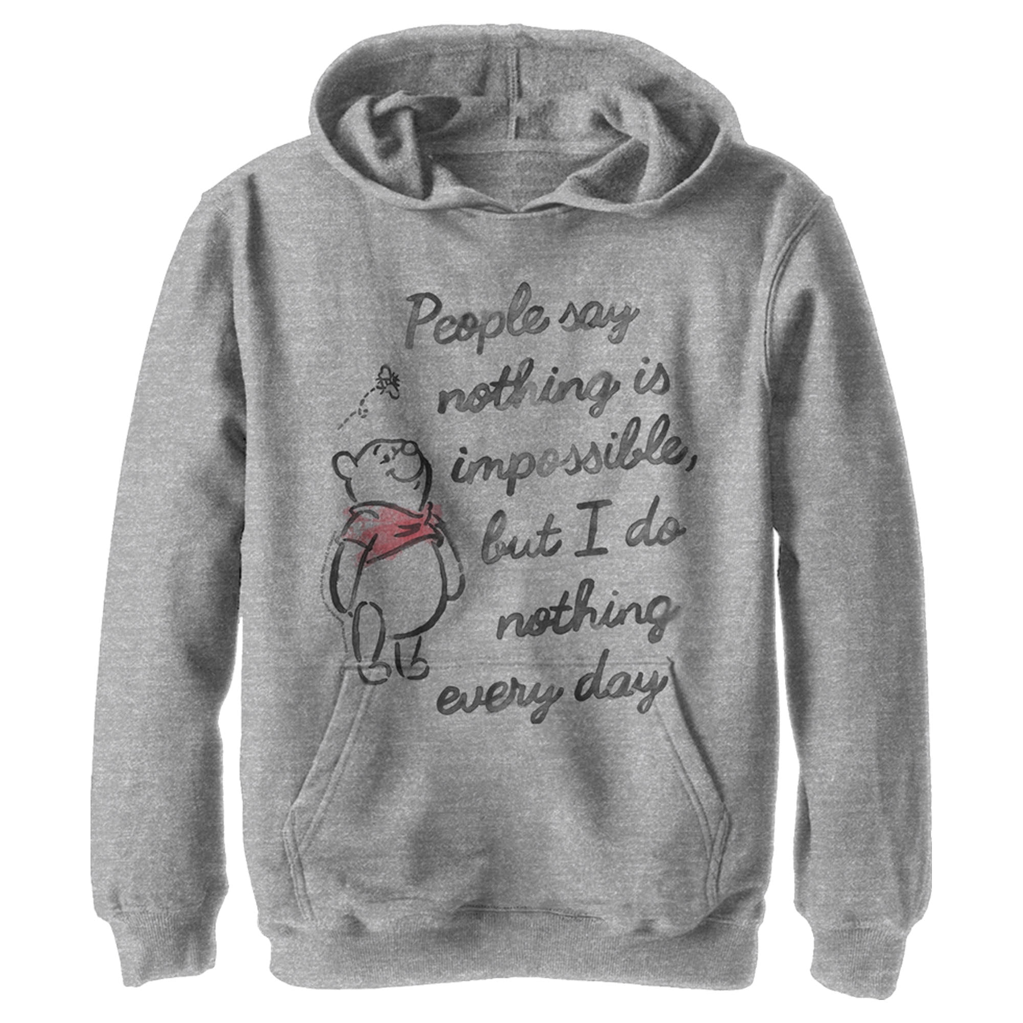 Boy's Winnie the Pooh Nothing Is Impossible, I Do Nothing All Day Pull ...