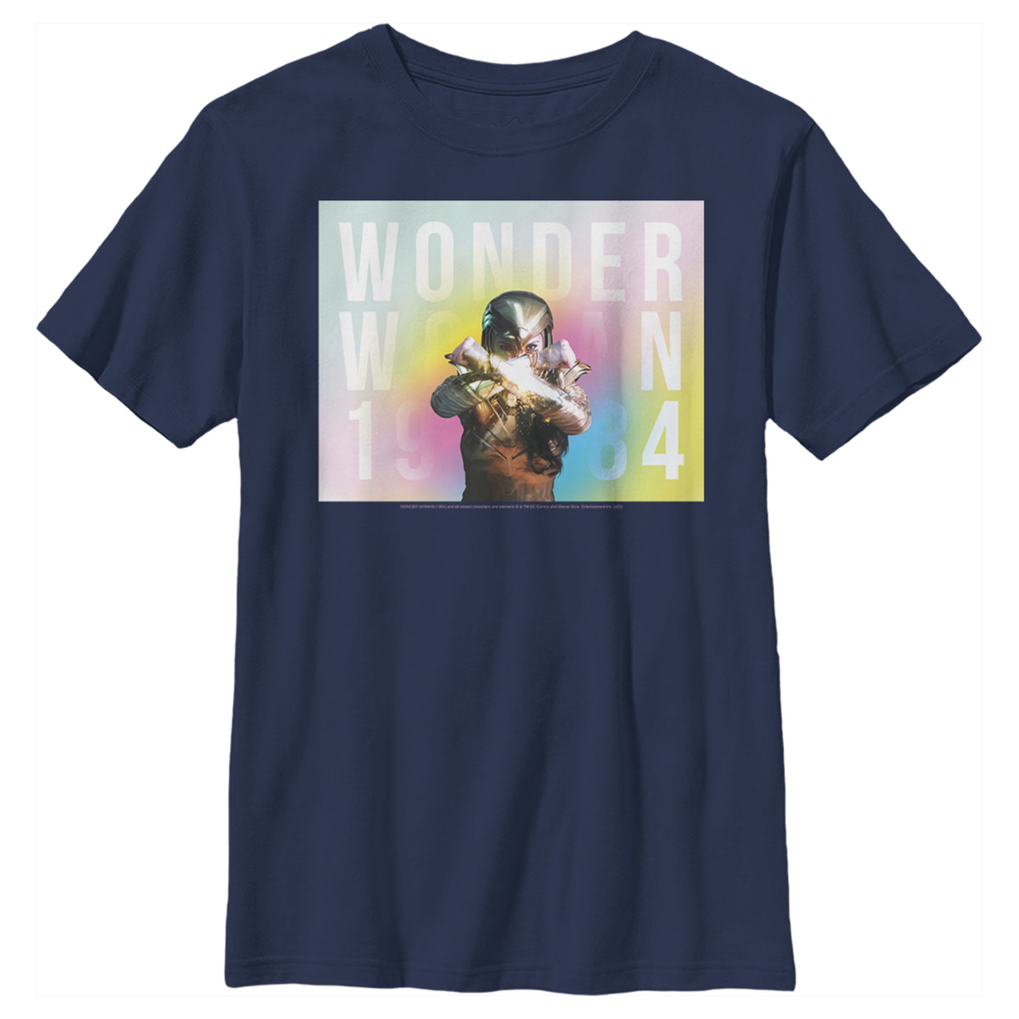 Boy's Wonder Woman 1984 Energy Wave Graphic Tee Navy Blue X Small ...