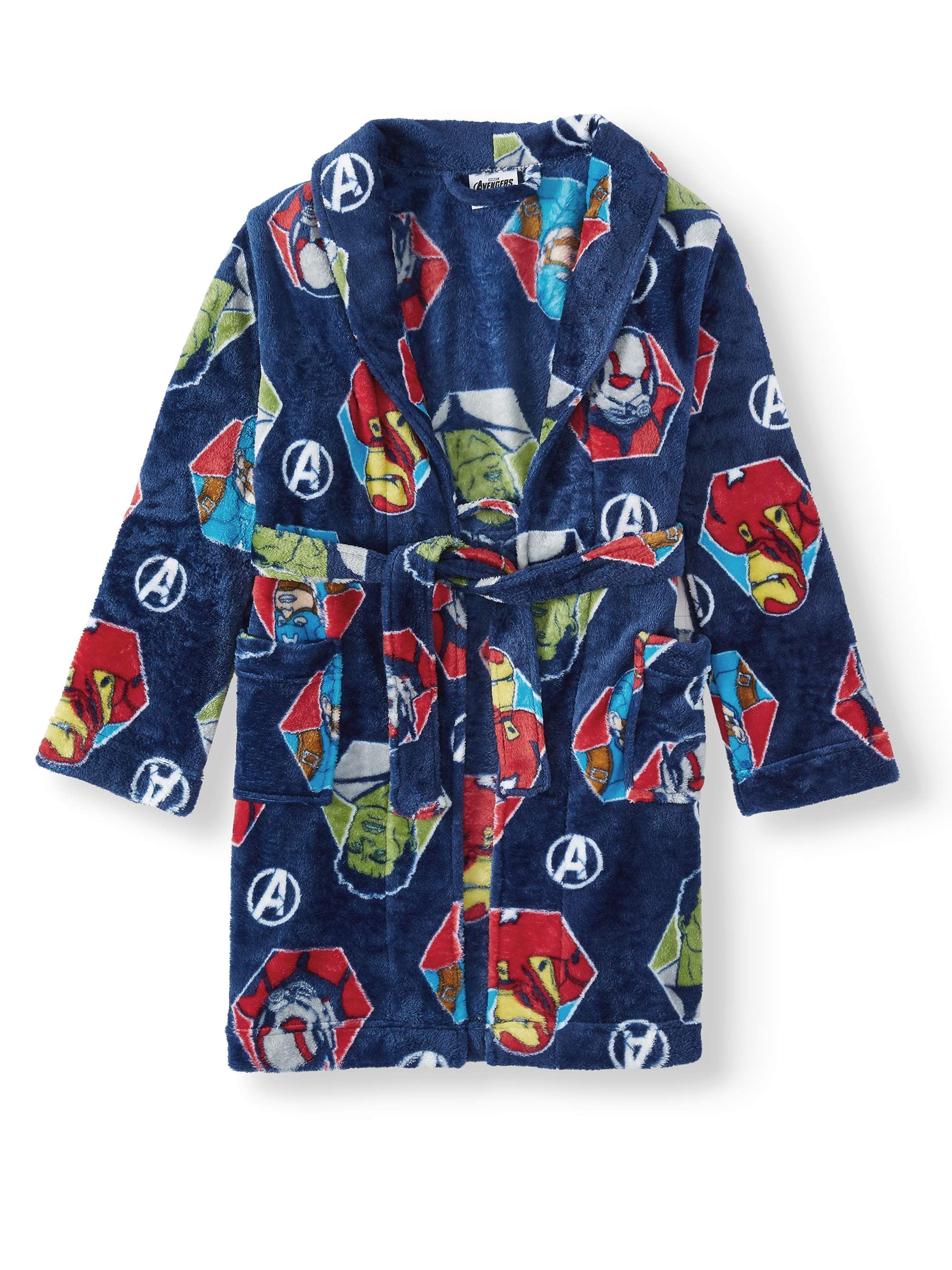 Boy's avengers pajama robe (little boy & big boy) - Walmart.com