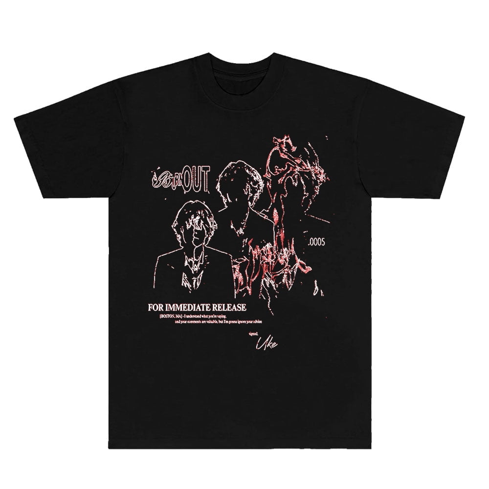BoyWithUke Burnout T-Shirts 2025 Tour Merch Tee Cosplay Women Men ...
