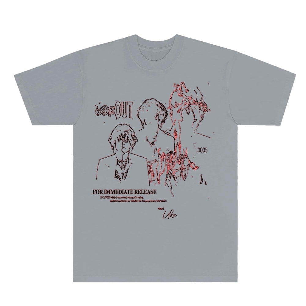 BoyWithUke Burnout T-shirt 2025 Tour Merch T-shirt Cosplay unisex ...