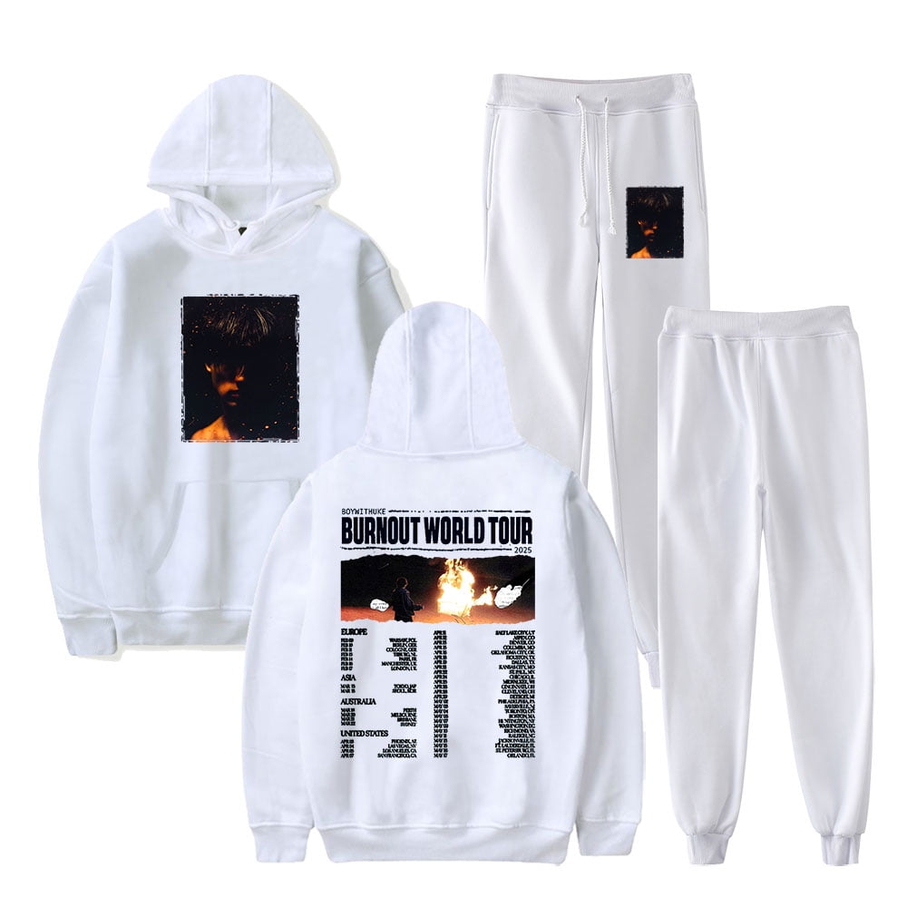 BoyWithUke Burnout World Tour Hoodies Jogger Pants Set Cosplay Women ...