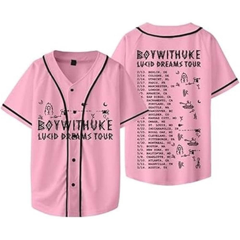 BoyWithUke Lucid Dreams Tour Merch Baseball Jersey Shirt V-Neck Women ...