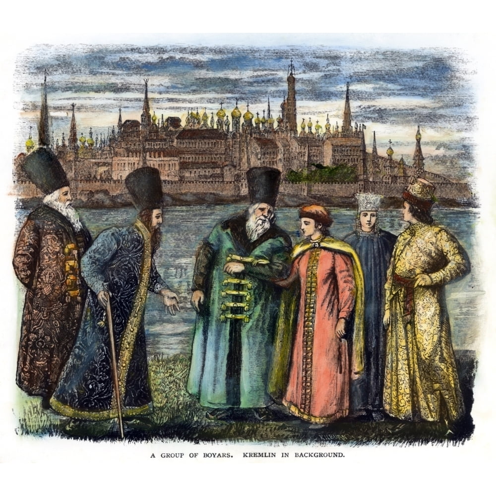 Boyars 17Th Century. Nrussian Boyars Of The 17Th Century Outside Moscow ...