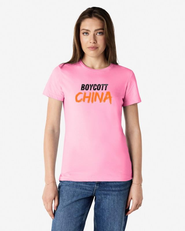 Boycott China Political Graphic Statement Activist T-Shirt, for men ...