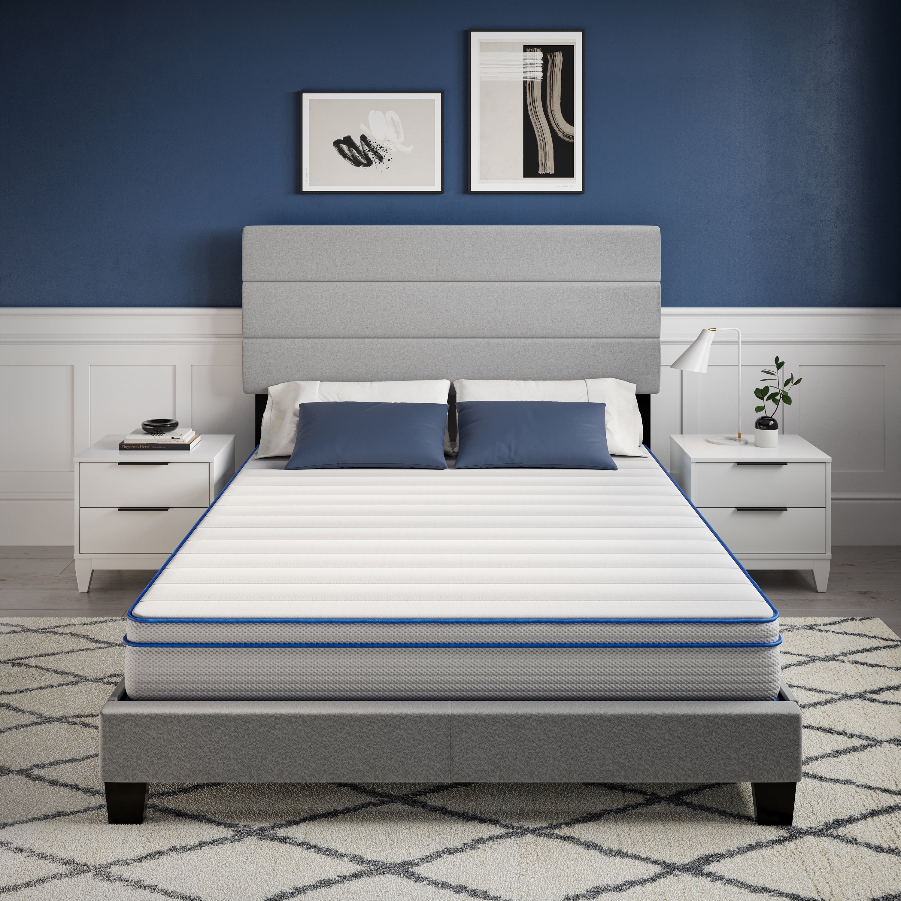 Boyd Sleep York 8" Hybrid Memory Foam and Innerspring Mattress, Medium ...