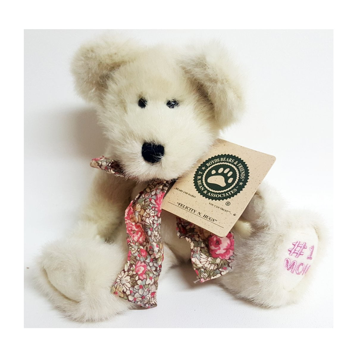 Boyds Bears Plush 10.00In Felicity N. Hugs, Fabric, Mothers Day ...