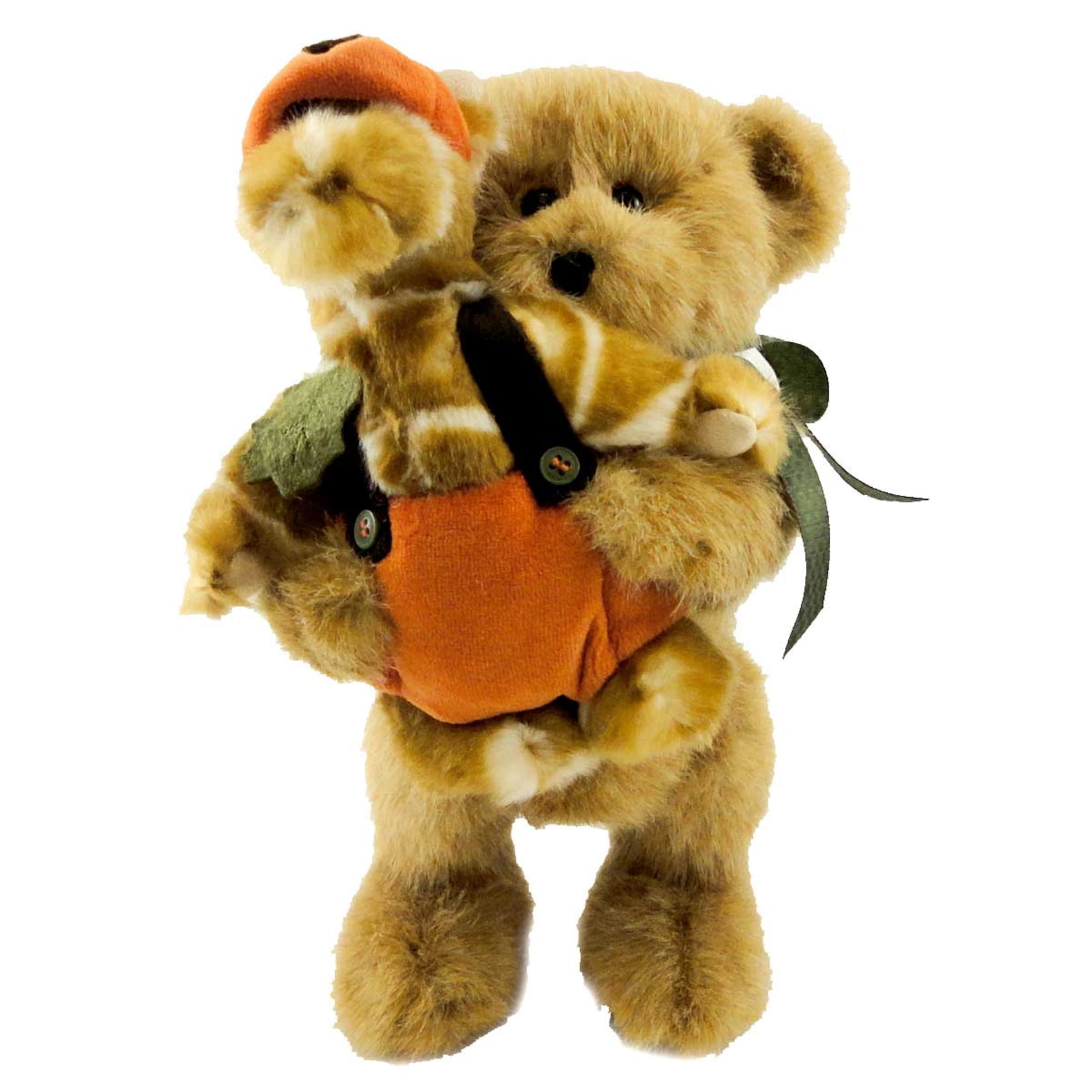 Boyds Bears Plush GORDON WITH PUNKY Fabric Fall Plush Gifaffe Pumpkin ...