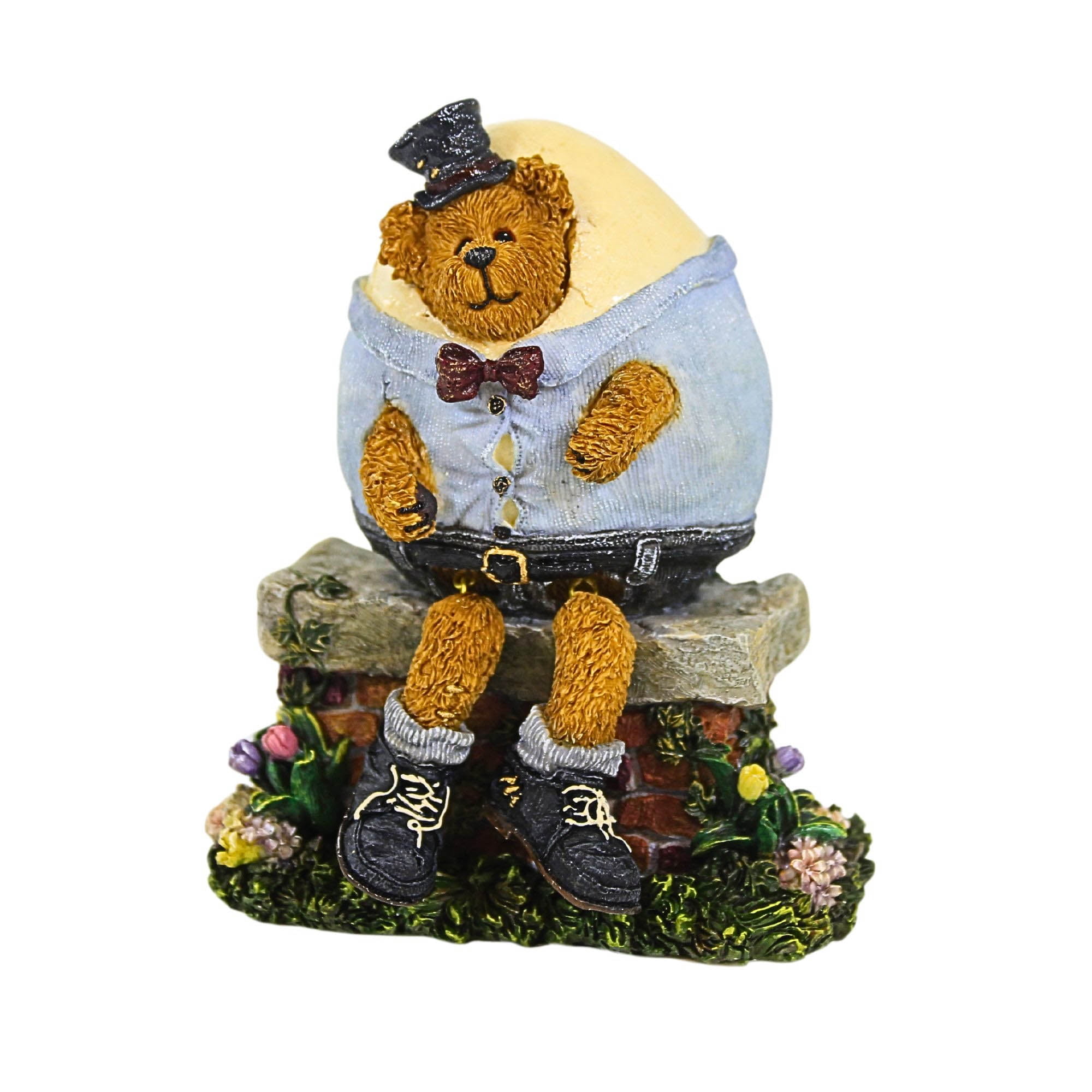 Boyds Bears Resin Humpy Dumpy...All Cracked Up - 1 Figurine 4 Inch ...
