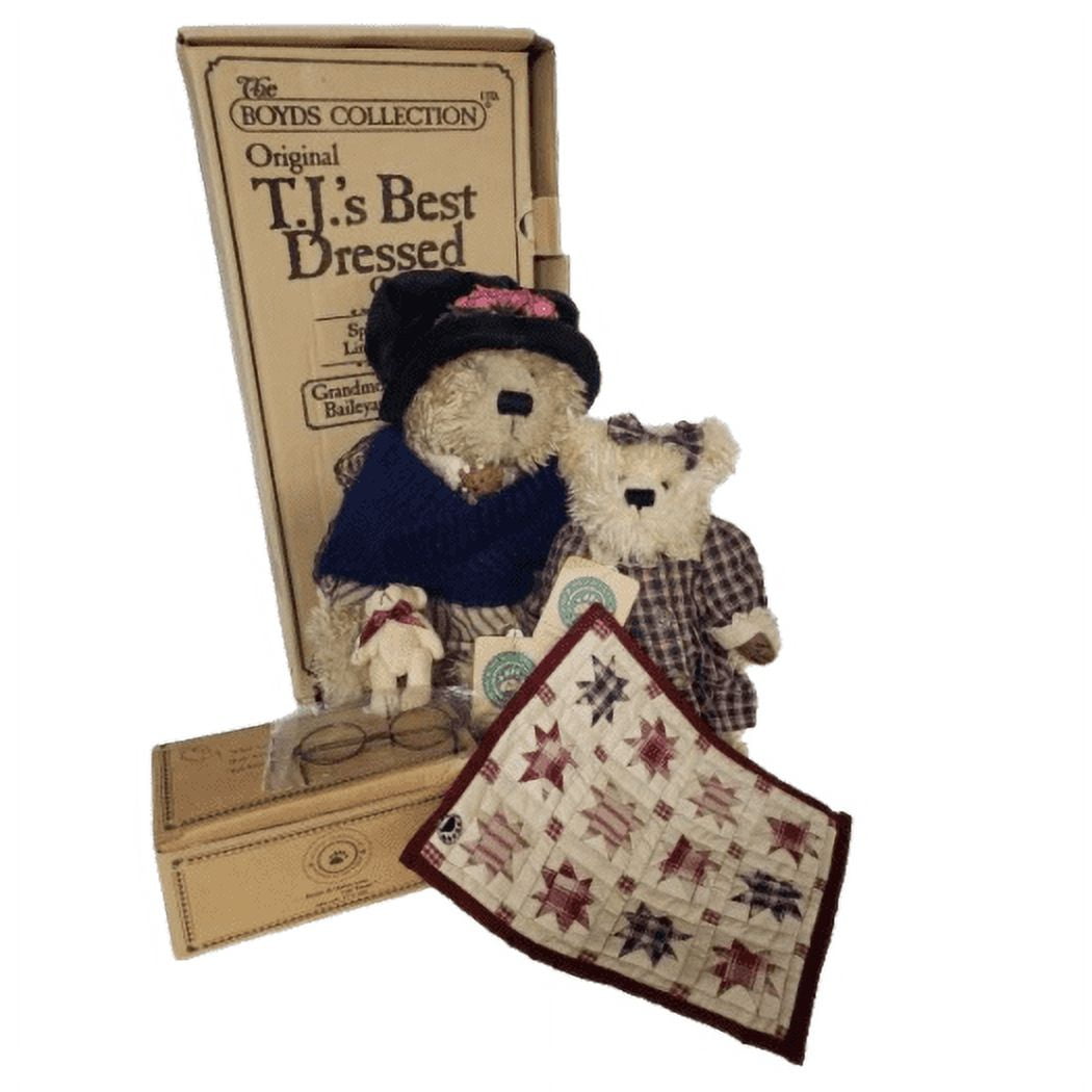 Boyds Bears T.J.s Best Dressed - Grandmother Beatrice B Bearhugs ...