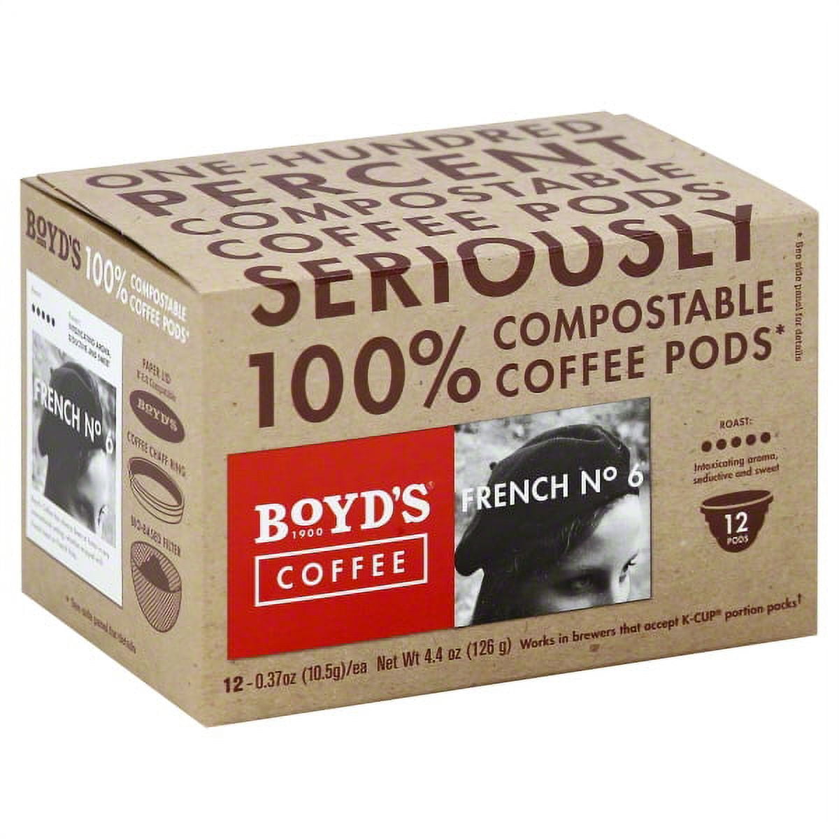 Boyds Coffee French No. 6 (6x12 CT) - Walmart.com