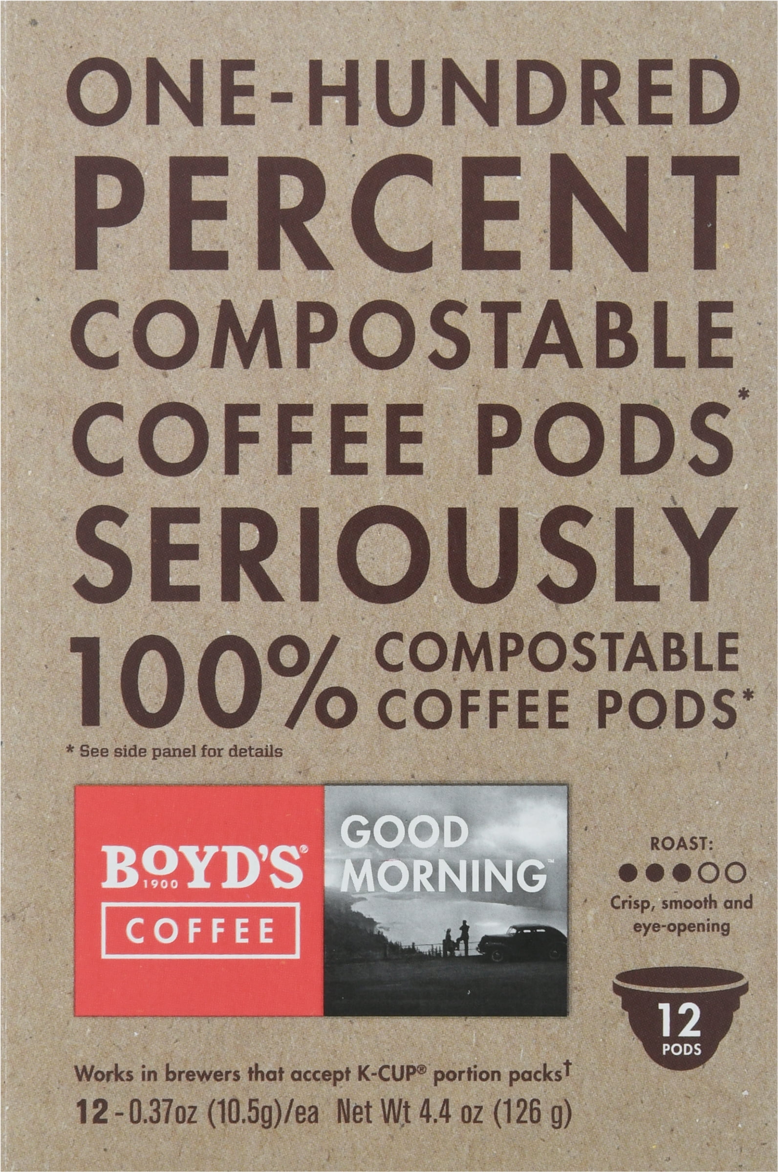 Boyds Coffee Good Morning Single Cup Pods (6x12 CT) - Walmart.com
