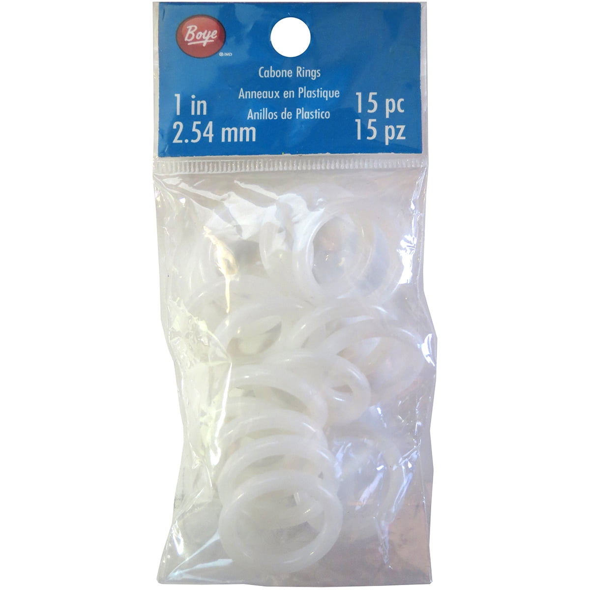 Boye Cabone Rings-1" 15/Pkg - Walmart.com