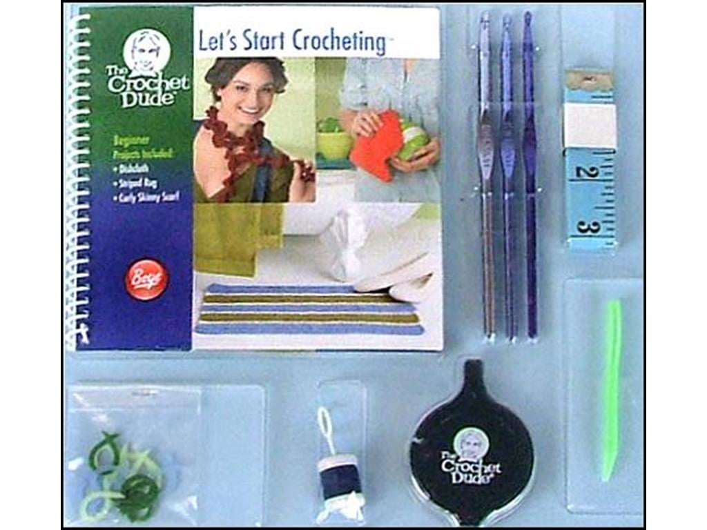 Boye Kit Crochet Dude Beginner Let's Start Crochet - Walmart.com