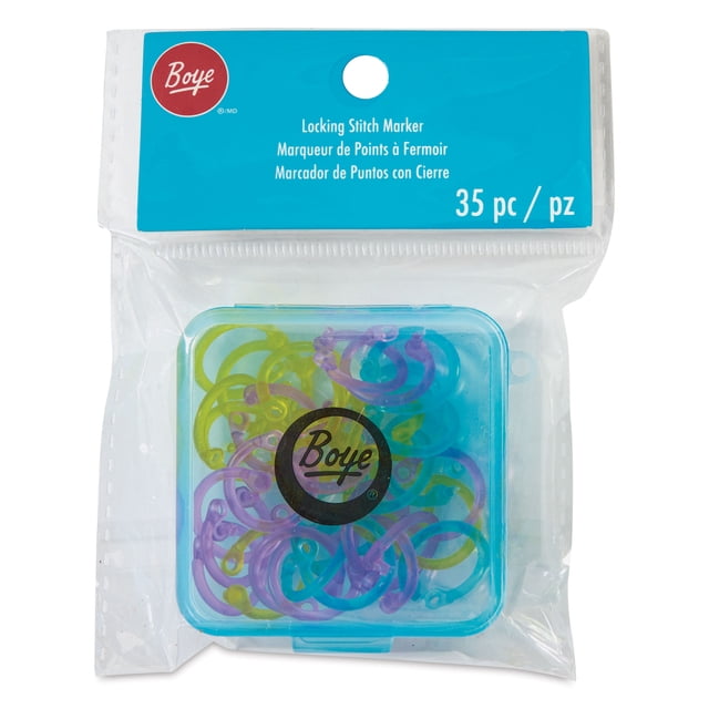 Boye Locking Stitch Markers - Assorted Colors, Set of 3 - Walmart ...