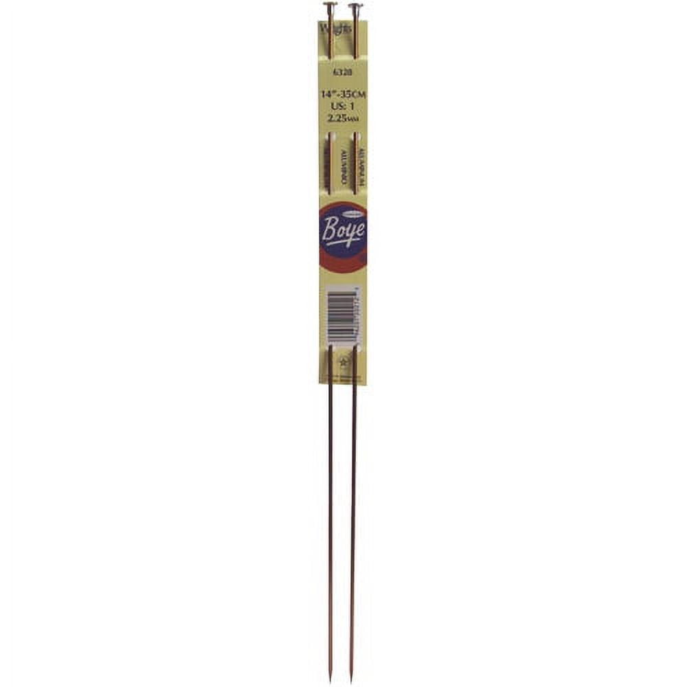 Boye Single Point Aluminum Knitting Needles - Walmart.com