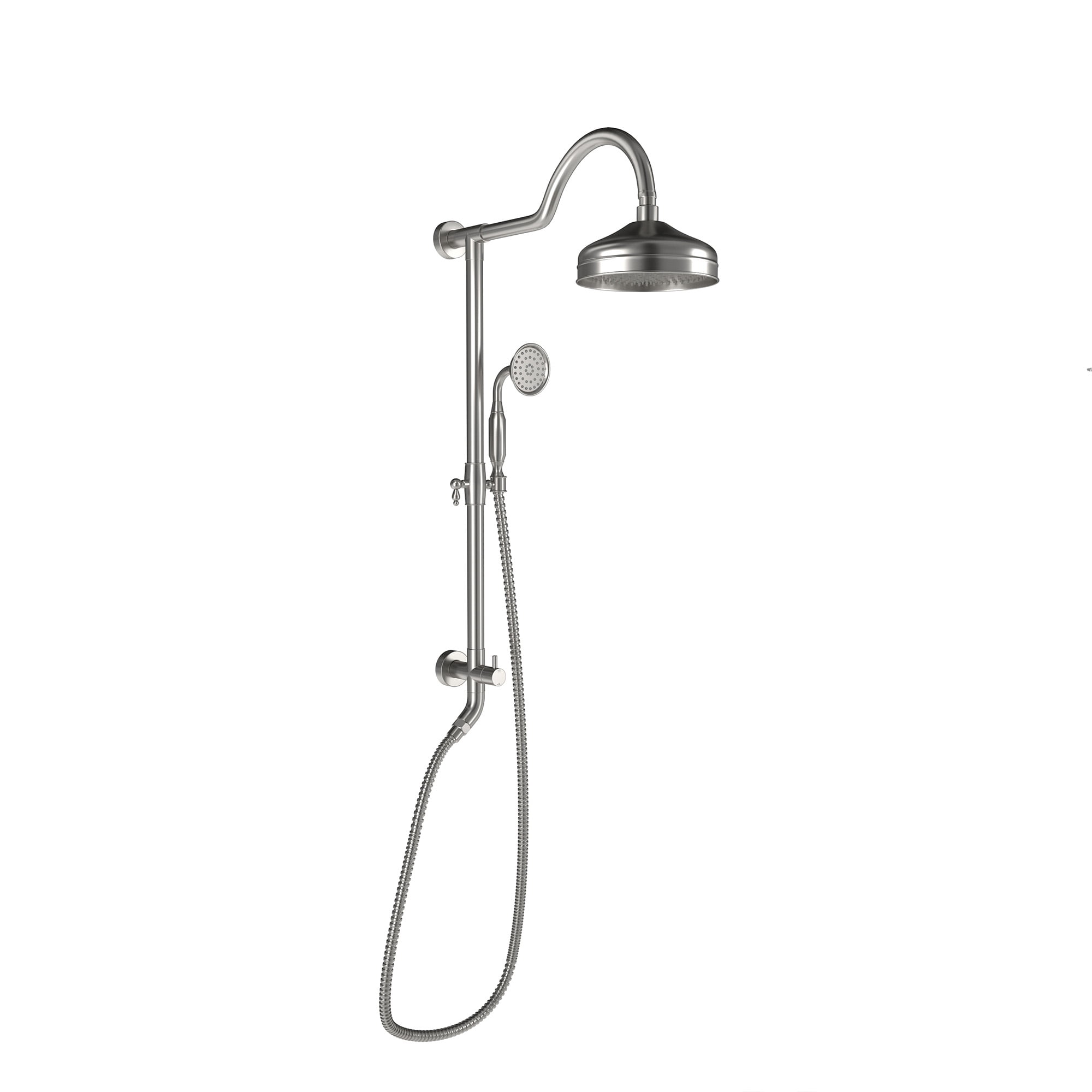 Boyel Living Wall Mounted Bathroom Shower System 8 in Rainfall Shower ...