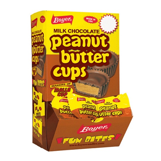 Boyer Candy, Peanut Butter Cups, Changemaker, .5 Oz., 60 Ct. - Walmart.com