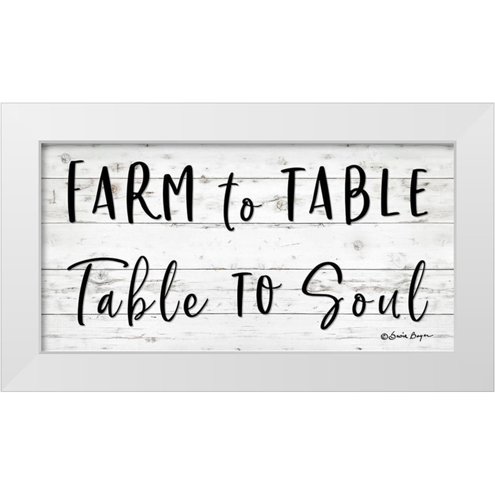 Boyer, Susie 24x14 White Modern Wood Framed Museum Art Print Titled ...