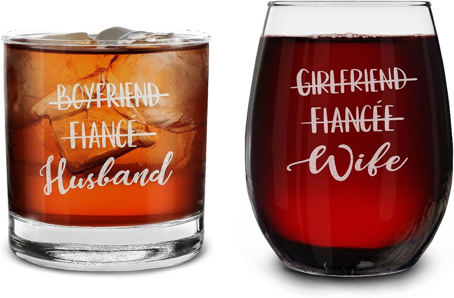 Boyfriend Fiance Husband Girlfriend Fiancee Wife Couples Gift Set ...