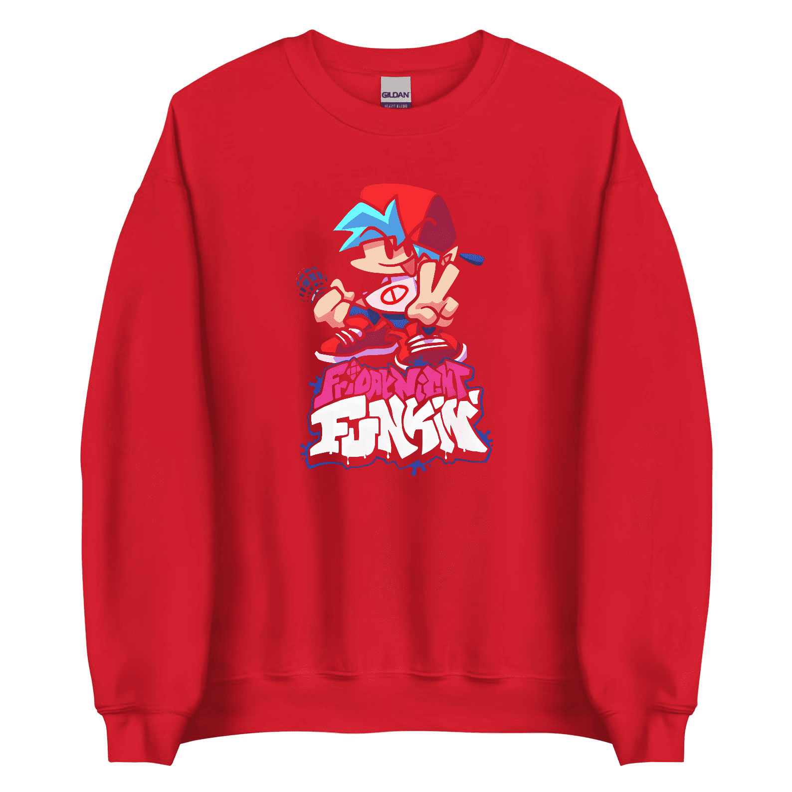 Boyfriend Friday Night Funkin Fnf Unisex Softstyle T-Shirt - Walmart.com