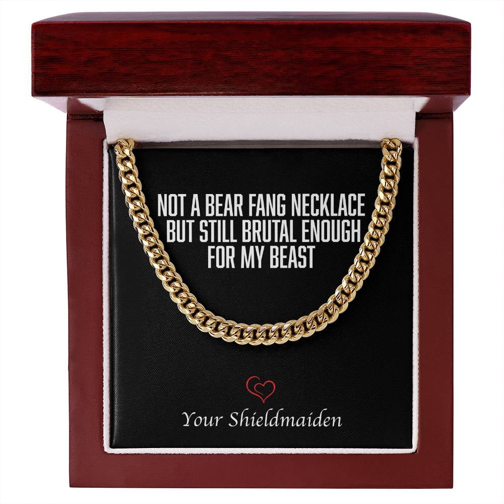 Boyfriend Husband Gift, Cuban Link Chain - Stainless Steel/ Yellow ...