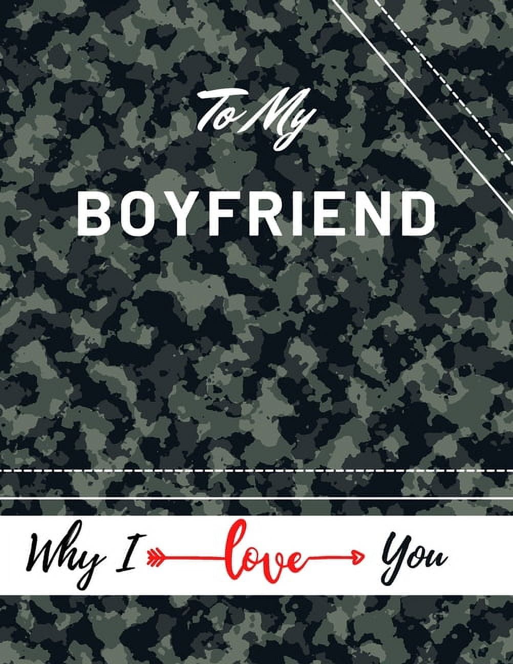 To My Boyfriend Why I Iove You: Valentine's Day Notebook Gift Love ...