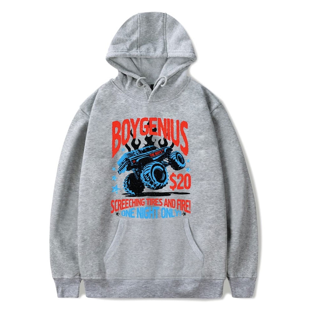 Boygenius Hoodies Monster Truck Long Sleeve Boygenius World Tour Merch ...