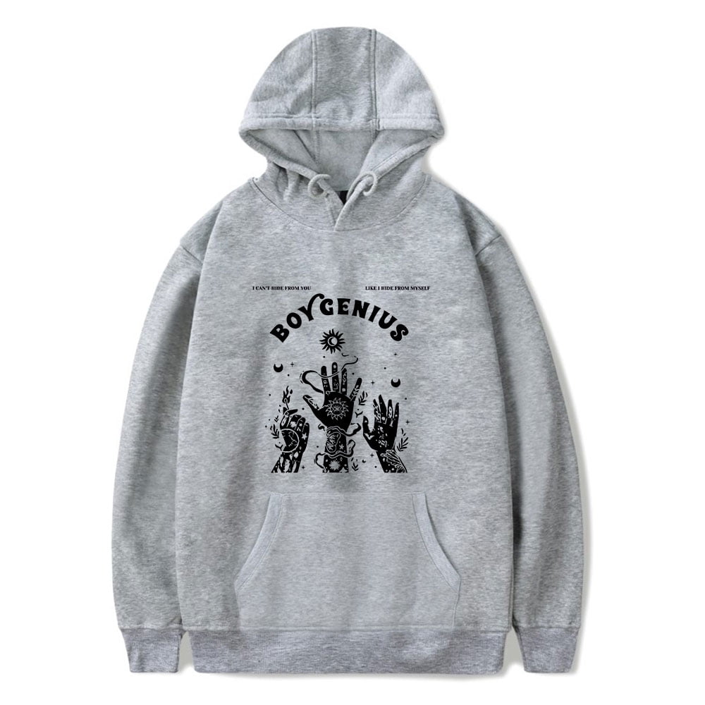 Boygenius Merch Hoodies Long Sleeve Boy Genius The Record Hoodie ...