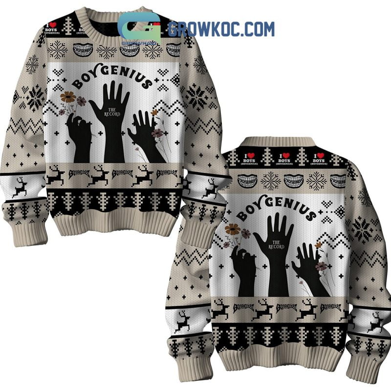 Boygenius Supergroup The Record Ugly Sweater - Walmart.com