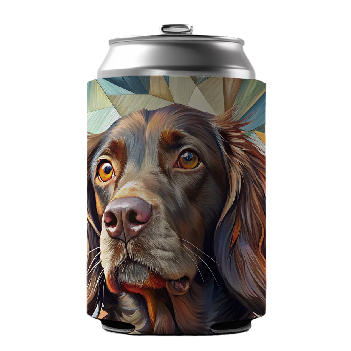 Boykin Spaniel Dog Contemporary Art Drink Beer Soda Insulated Sleeve ...