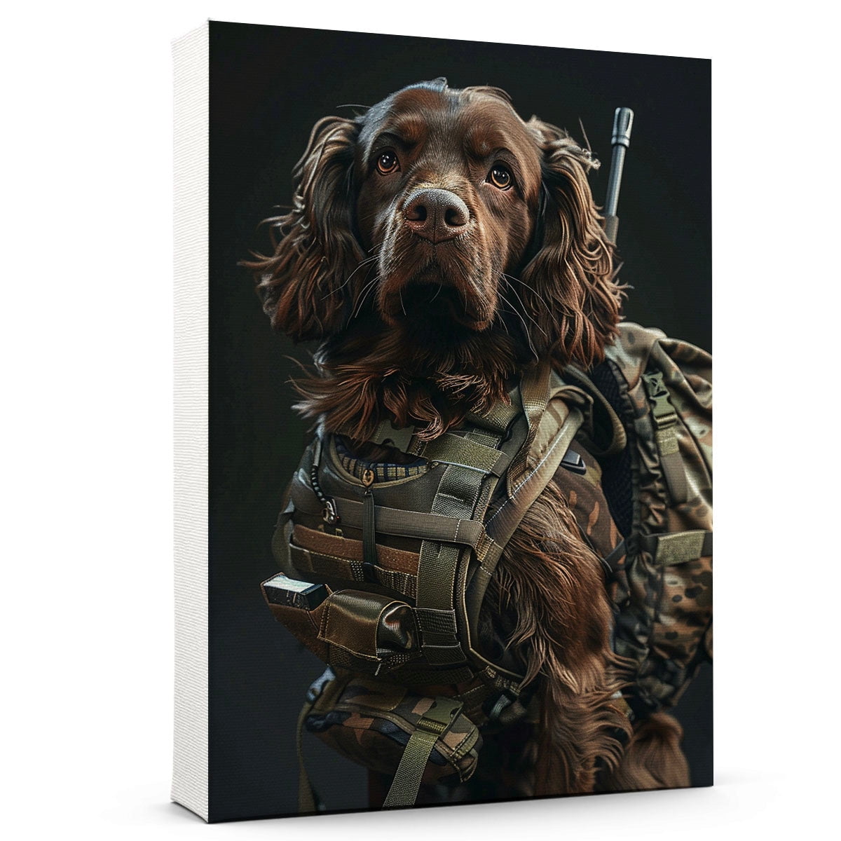 Boykin Spaniel Dog in a Costume Poster Unframe, Boykin Spaniel Dog ...