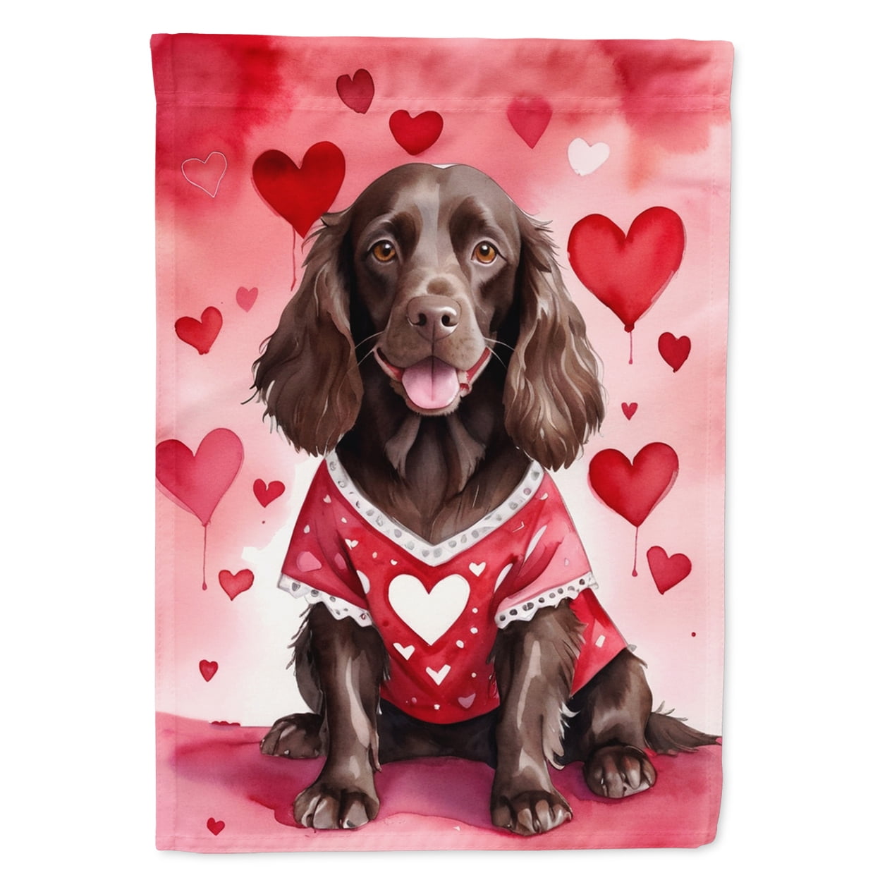 Boykin Spaniel My Valentine Garden Flag 11.25 in x 15.5 in - Walmart ...