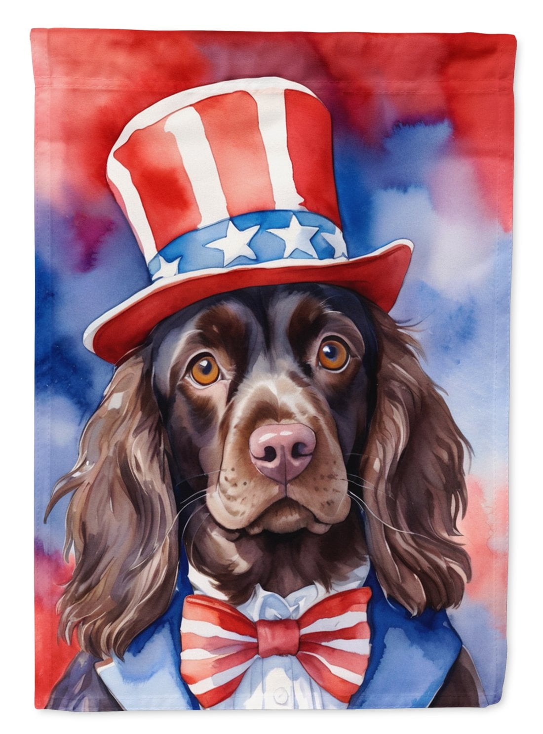 Boykin Spaniel Patriotic American House Flag - Walmart.com