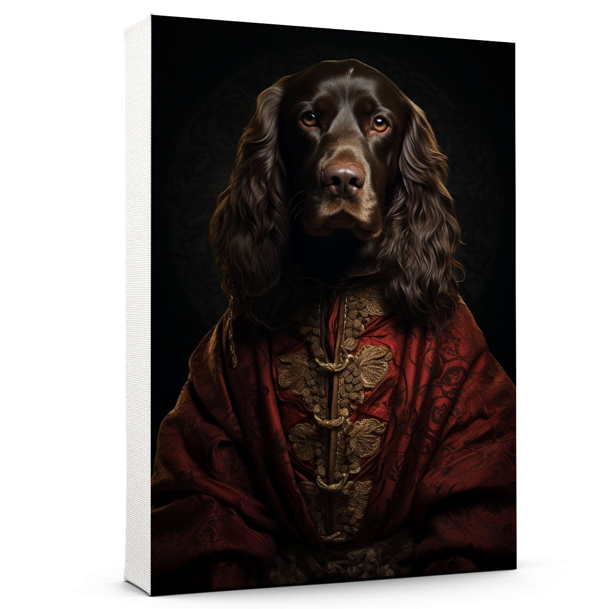 Boykin Spaniel Pet Portrait in a Royal Costume Dog in a Costume ...