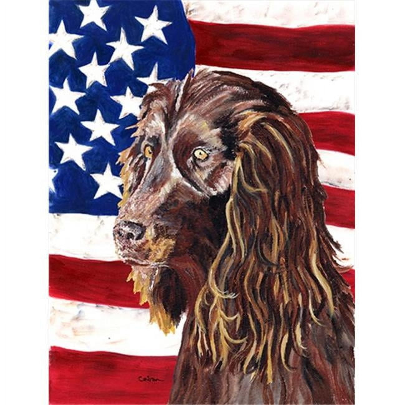 Boykin Spaniel USA American Flag Flag Garden Size - Walmart.com