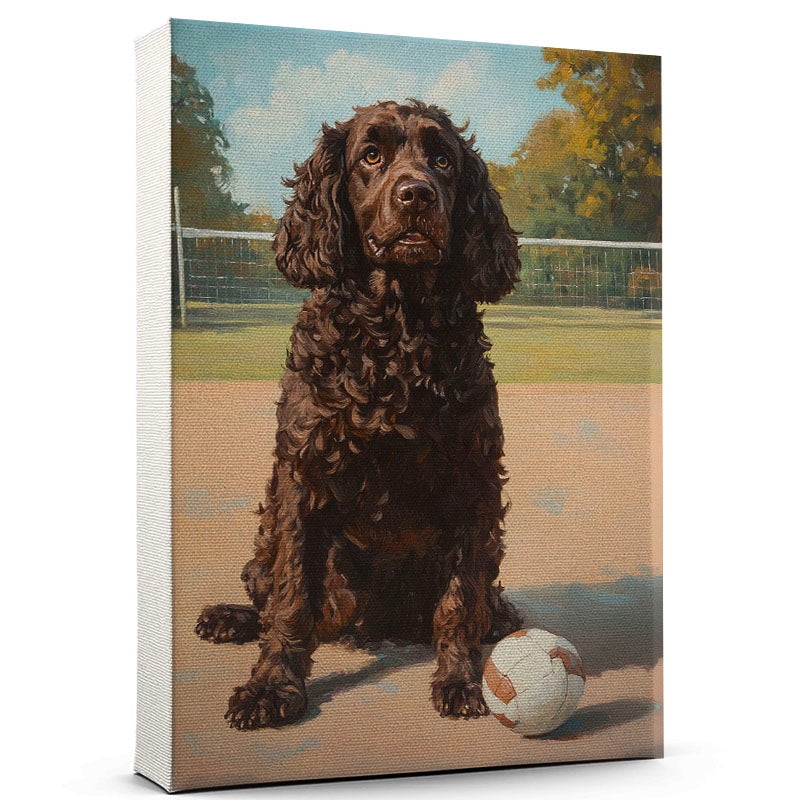 Boykin Spaniel Vintage Dog Volleyball Canvas – Artistic Sports, Boykin ...