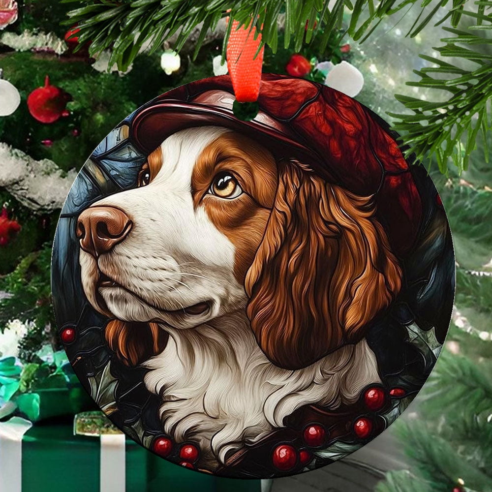 Boykin Spaniels Dog 14 Ceramic/Acrylic Ornament for Christmas Tree ...