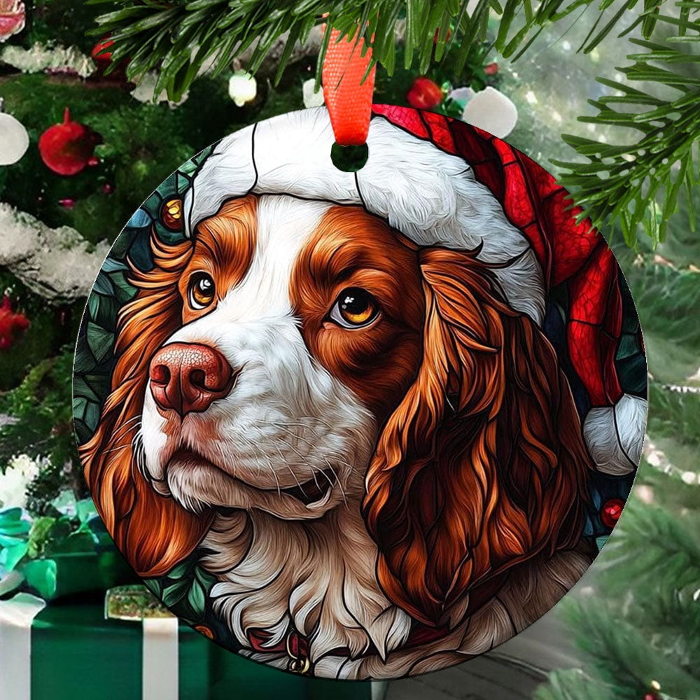 Boykin Spaniels Dog 61 Ceramic/Acrylic Ornament for Christmas Tree ...