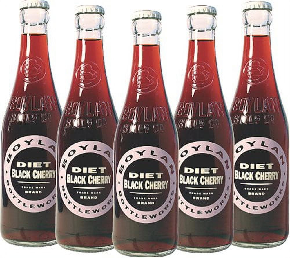 Boylan Bottleworks Diet Black Cherry, 12 Ounce (12 Glass Bottles ...