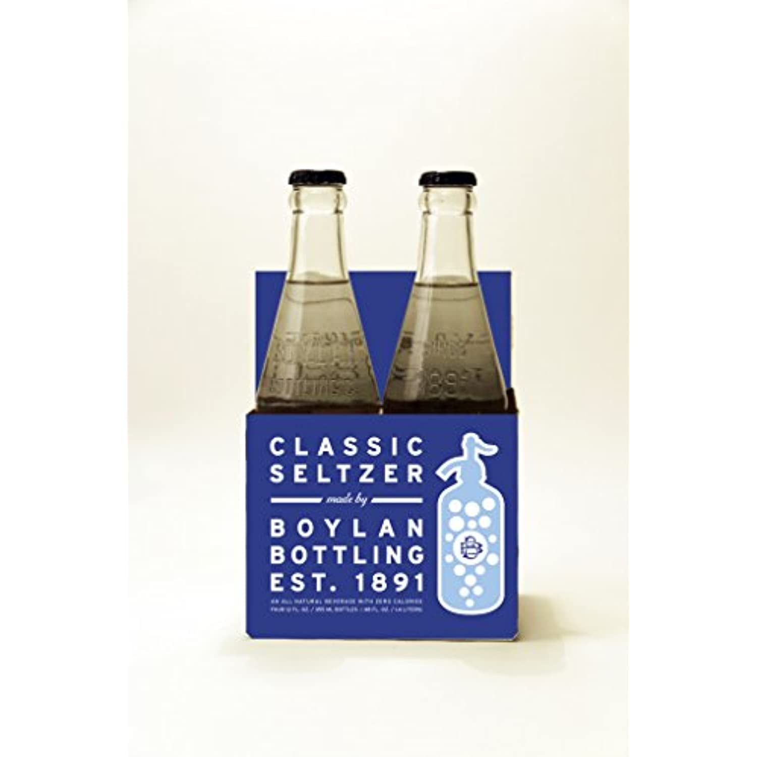Boylan Bottling Classic Seltzer, 12 Oz (24 Glass Bottles) - Walmart.com