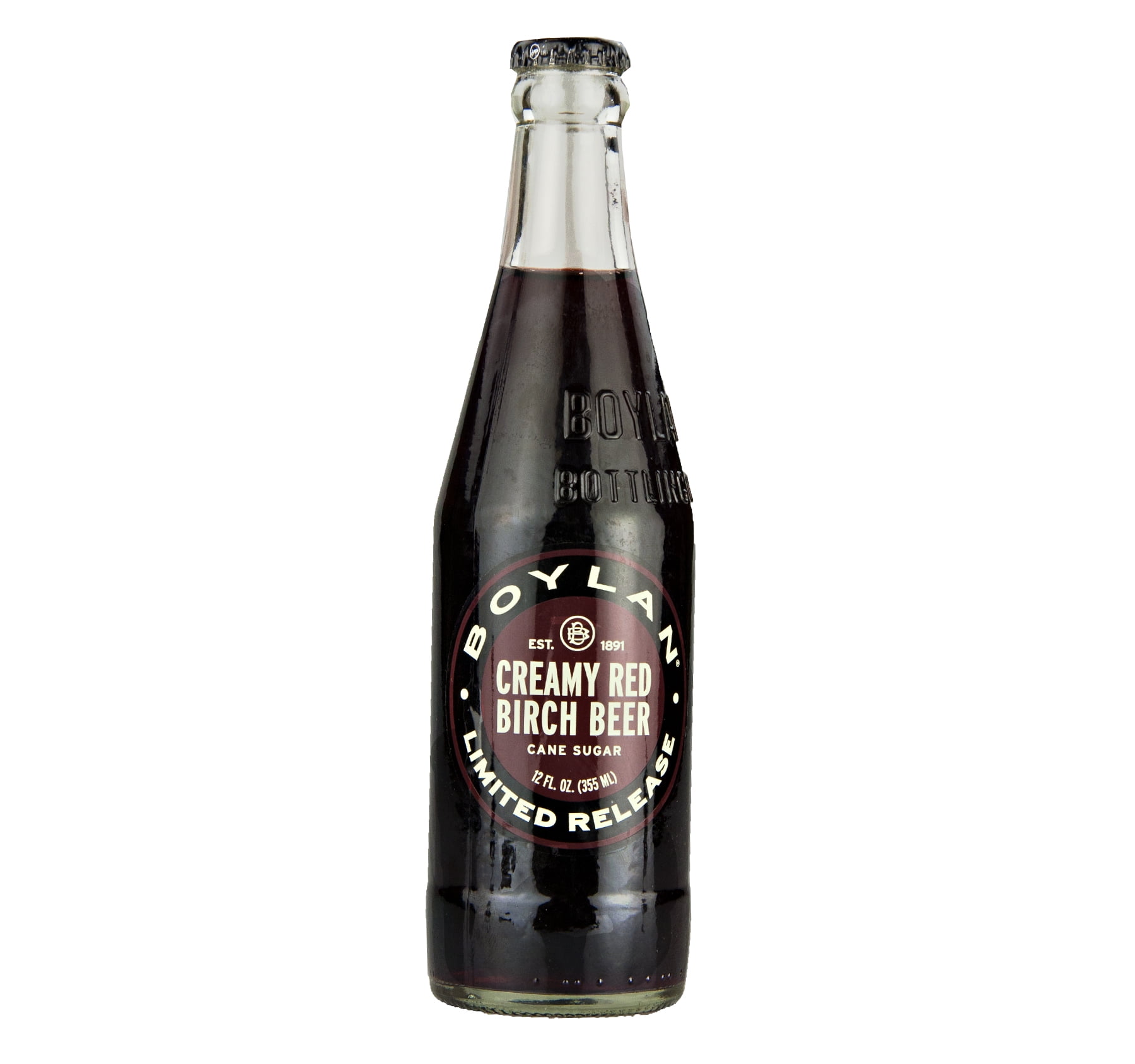 Boylan Cane Sugar Creamy Red Birch Beer, 24-Pack Case 12 fl. oz ...